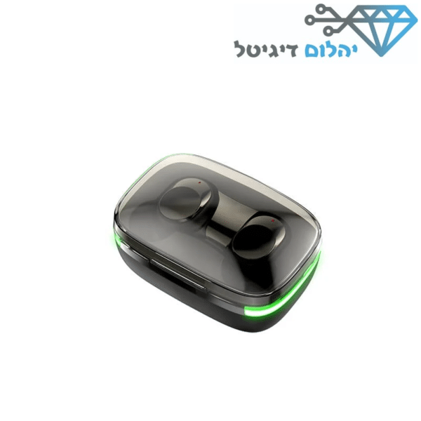 אוזניות אלחוטיות Bluetooth TWS Y60 בצבע שחור - יהלום דיגיטל